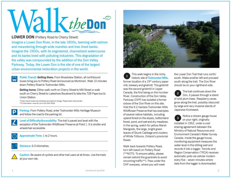 Don River - Toronto and Region Conservation Authority (TRCA)