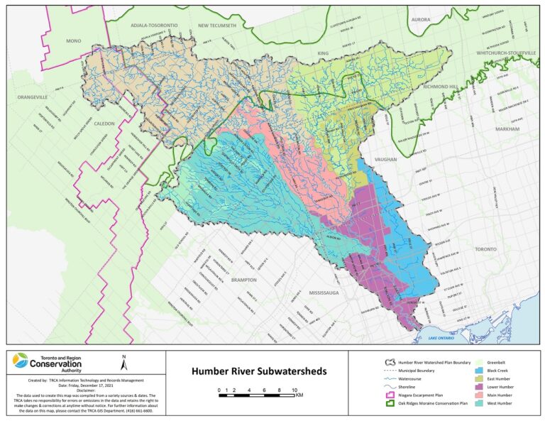 Humber River Watershed Plan - Toronto and Region Conservation Authority ...