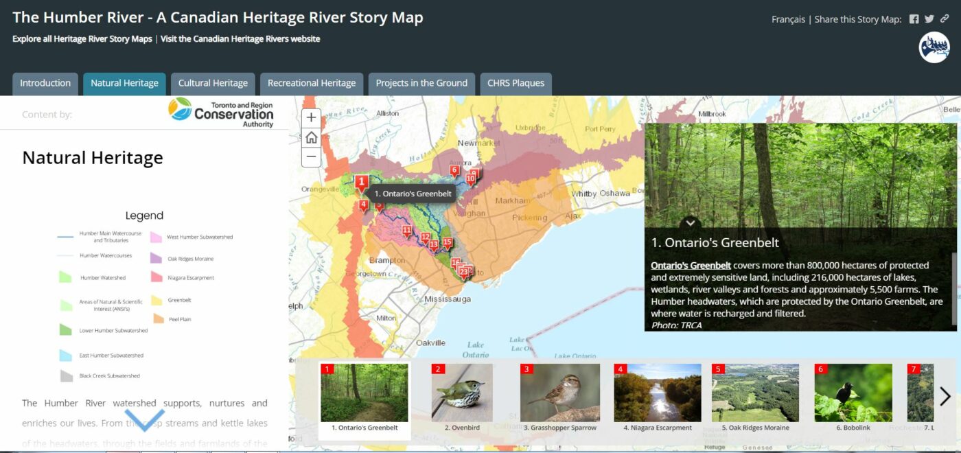 Humber River - Toronto and Region Conservation Authority (TRCA)