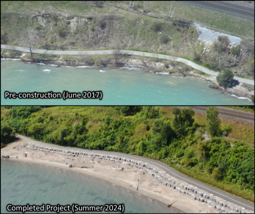 Erosion West of Highland Creek Shoreline Protection Project - Toronto ...