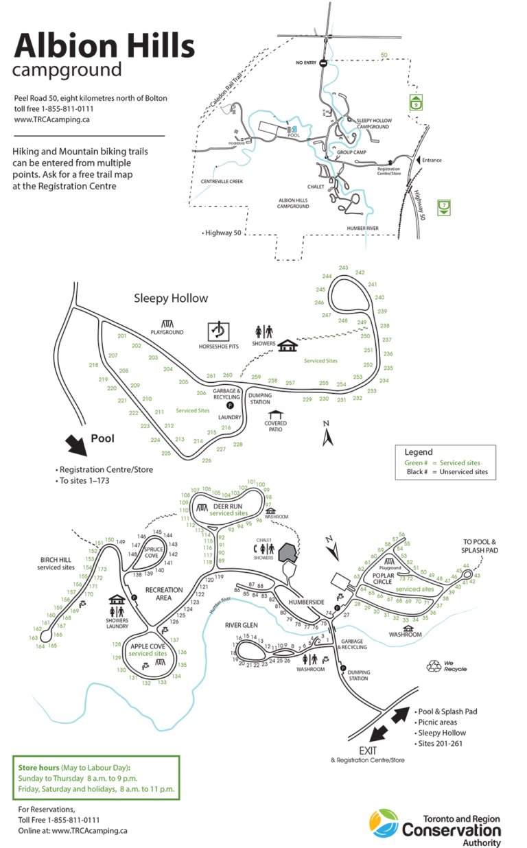 Albion Hills Campground - Toronto and Region Conservation Authority (TRCA)